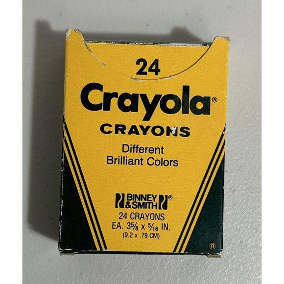 Crayola | Toys | Vintage 8s 985 Crayola Crayons Binney Smith No 24 Pack ...